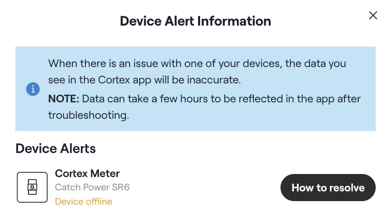 How to reconnect your meter – Clipsal Cortex